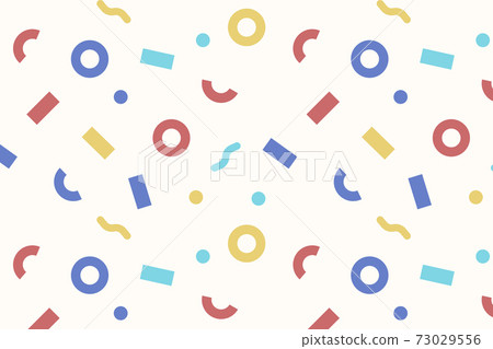 Memphis design background material red - Stock Illustration [73029556 ...