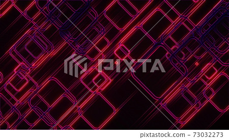 3d rendering of abstract glow squares and... - Stock Illustration ...