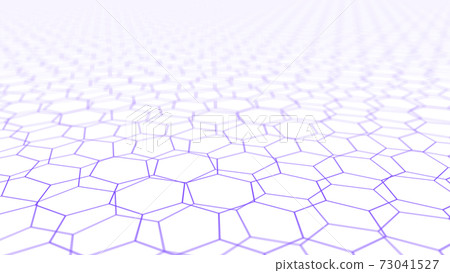 CG Hexagon background material of multiple... - Stock Illustration ...