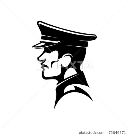 Soldat side view isolate german soldier silhouette - Stock Illustration ...