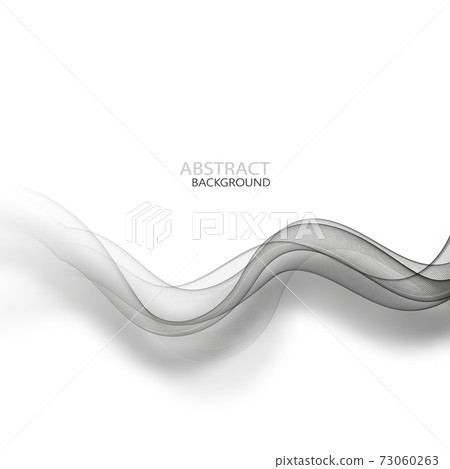 Abstract gray wave element for design, vector... - Stock Illustration ...