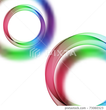Abstract smooth light circle color design... - Stock Illustration ...