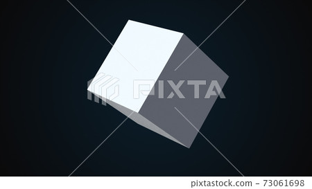 3d render of transformation of a cube into... - Stock Illustration ...