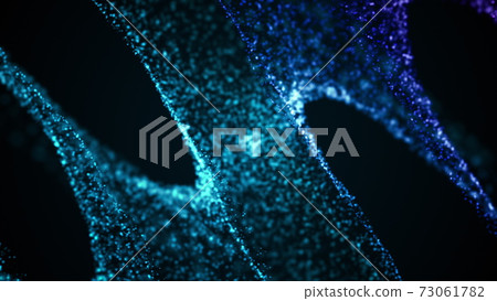 Computer generated spiral organic shape from... - Stock Illustration ...