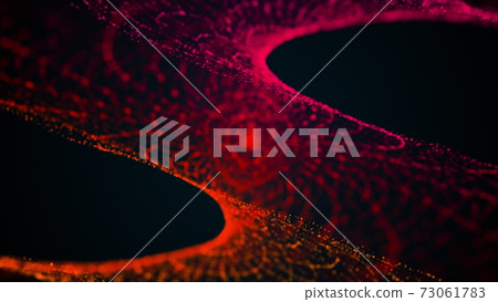 Computer generated spiral organic shape from... - Stock Illustration ...
