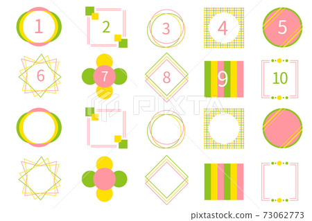 Title Frame Icon Title Name Scandinavian... - Stock Illustration ...