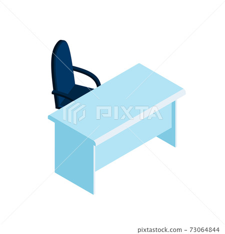 Office Table Illustration - Stock Illustration [73064844] - PIXTA