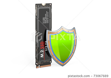 M2 SSD with shield, 3D rendering - Stock Illustration [73067889] - PIXTA