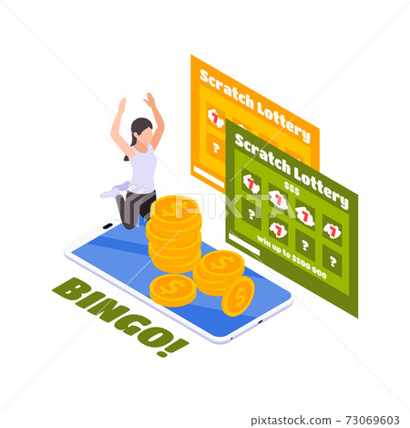 Lottery Vector Illustration - Stock Illustration [73069603] - PIXTA