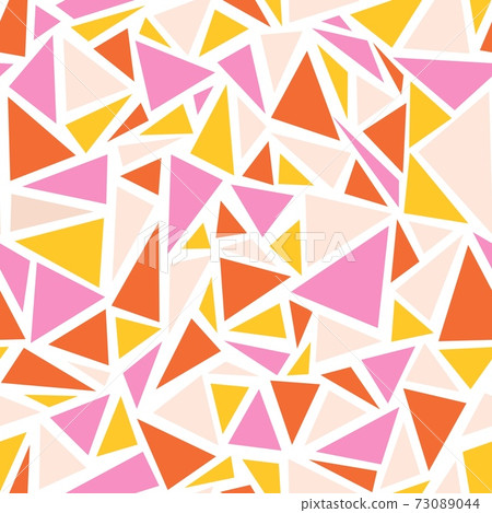 Geometric abstract triangle collage seamless... - Stock Illustration ...