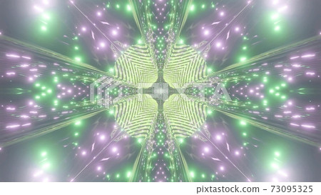 Bright glowing abstract artwork 3d illustration... - Stock Illustration ...