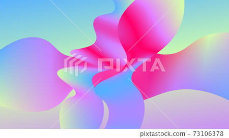 Beautiful Abstract Blend Background Design, 16:9 - Stock Illustration ...