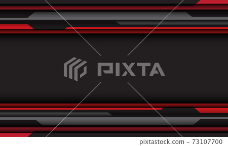 Abstract red grey cyber line shadow with blank... - Stock Illustration ...