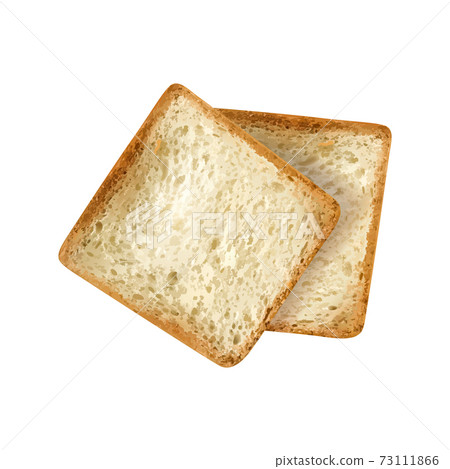 Slices Toast Bread Composition - Stock Illustration [73111866] - PIXTA