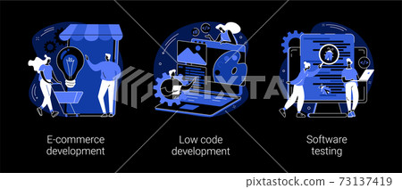 Application software abstract concept vector...-插圖素材 [73137419] - PIXTA圖庫