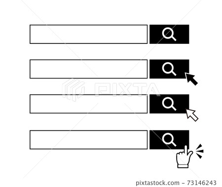Vector illustration set of search box Search... - Stock Illustration ...