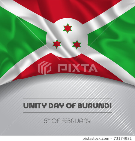 Unity day of Burundi greeting card, banner... - Stock Illustration ...