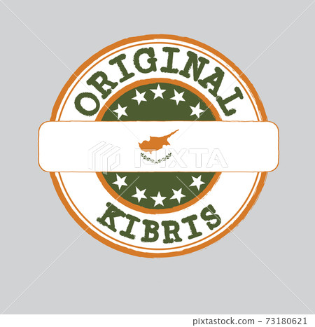 Vector Stamp of Original logo with text Kibris... - Stock Illustration ...