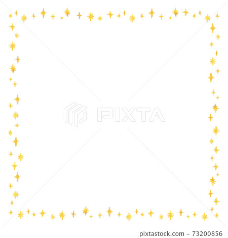 Watercolor decorative frame Shine square - Stock Illustration [73200856 ...