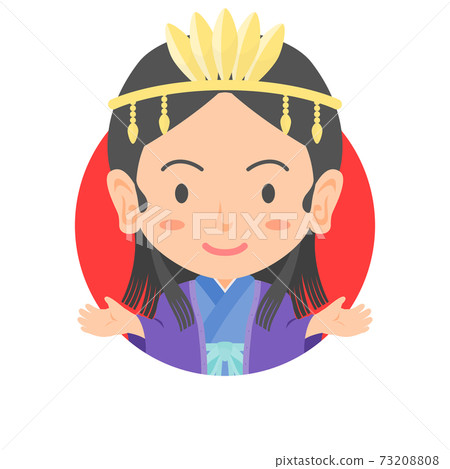 Ancient Japanese empress icon - Stock Illustration [73208808] - PIXTA