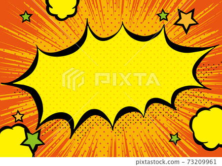 American comics balloon explosion smoke - Stock Illustration [73209961 ...