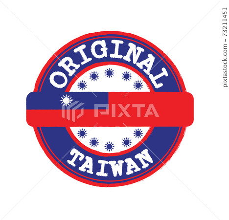 Vector Stamp of Original logo with text Taiwan...-插圖素材 [73211451] - PIXTA圖庫