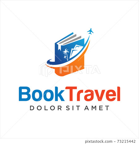Flying Book Logo On The Fly Education Abstract Vector Sign, Symbol Or