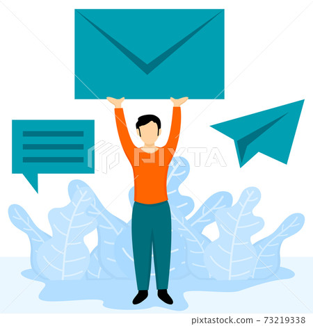 messages communication illustration - Stock Illustration [73219338] - PIXTA