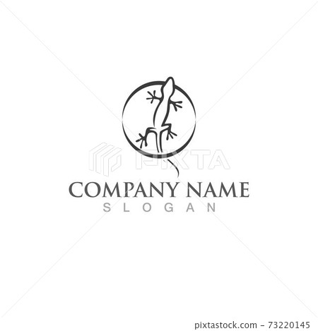 Lizard genko logo vector and symbol - Stock Illustration [73220145] - PIXTA