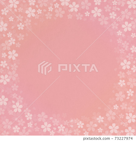 Sakura background frame gradient square - Stock Illustration [73227974 ...