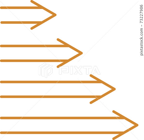 Rough length arrow set - Stock Illustration [73227986] - PIXTA