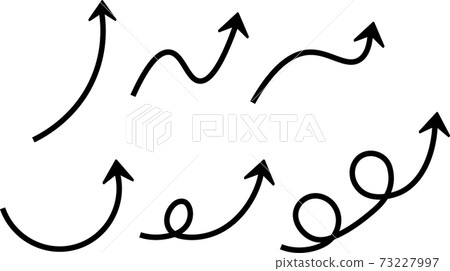 Winding arrow set - Stock Illustration [73227997] - PIXTA
