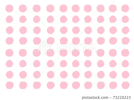 Handwritten pale pink dots (background) - Stock Illustration [73228223 ...