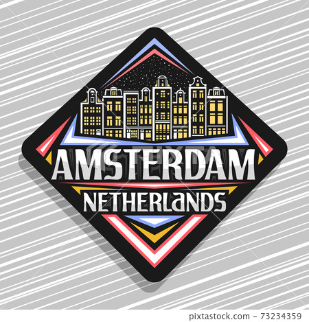 Vector logo for Amsterdam - Stock Illustration [73234359] - PIXTA