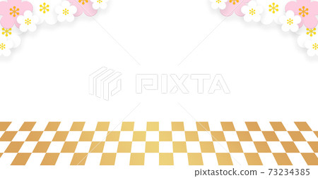 Image of spring, plaid background with white... - Stock Illustration ...