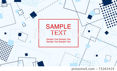 Flat design frame square - Stock Illustration [73263419] - PIXTA