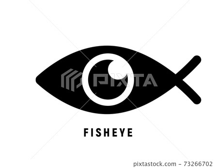 Fisheye logo icon vector mobile lens symbol - Stock Illustration ...