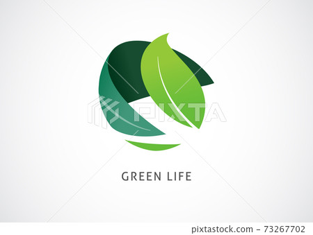 Green world logo and icon, concept design - Stock Illustration ...