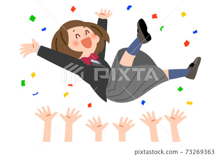 A student who is to be upheld - Stock Illustration [73269363] - PIXTA