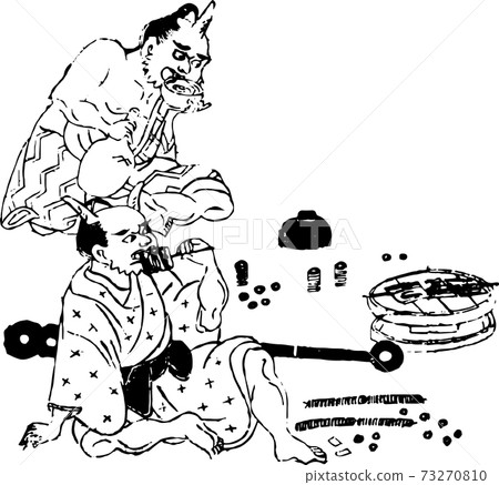 Gambling demons - Stock Illustration [73270810] - PIXTA