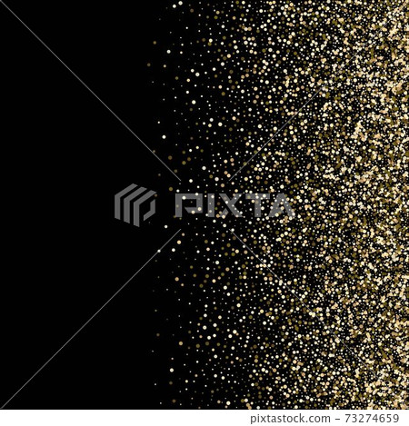 Gold Glitter Dust Texture.Gold Particles.... - Stock Illustration [73274659] - PIXTA