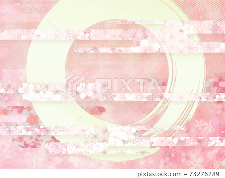 Sakura pattern background material - Stock Illustration [73276289] - PIXTA