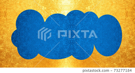 Gold frame of cloud image - Stock Illustration [73277184] - PIXTA