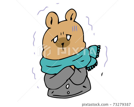 Cold bear bear trembles - Stock Illustration [73279387] - PIXTA