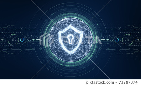 Cyber security concept.-插圖素材 [73287374] - PIXTA圖庫