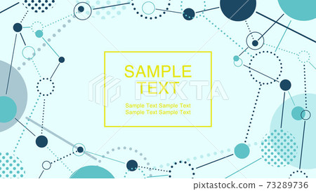 Flat design frame round straight line - Stock Illustration [73289736 ...