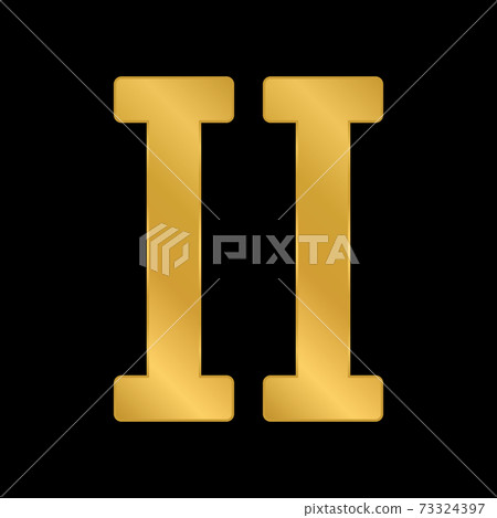 Roman numeral two. - Stock Illustration [73324397] - PIXTA