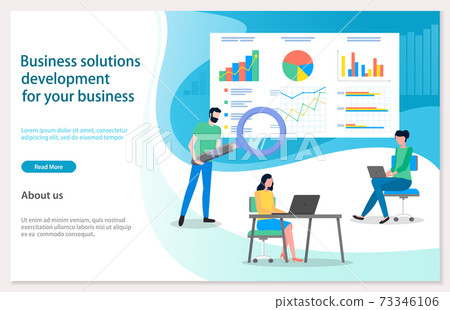 Business solutions development for your... - Stock Illustration ...