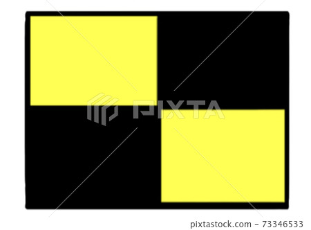 International maritime signal flag L flag - Stock Illustration ...