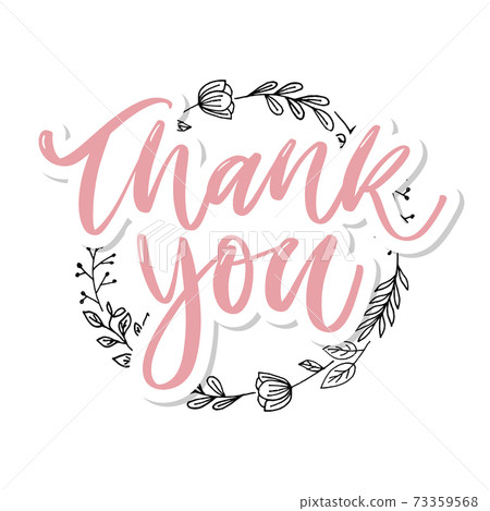 thank you Slogan print for textile t-shirt vector. - Stock Illustration ...
